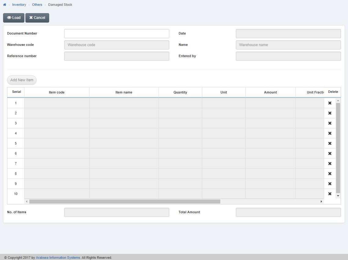 Damaged Stock - SMACC Accounting Software