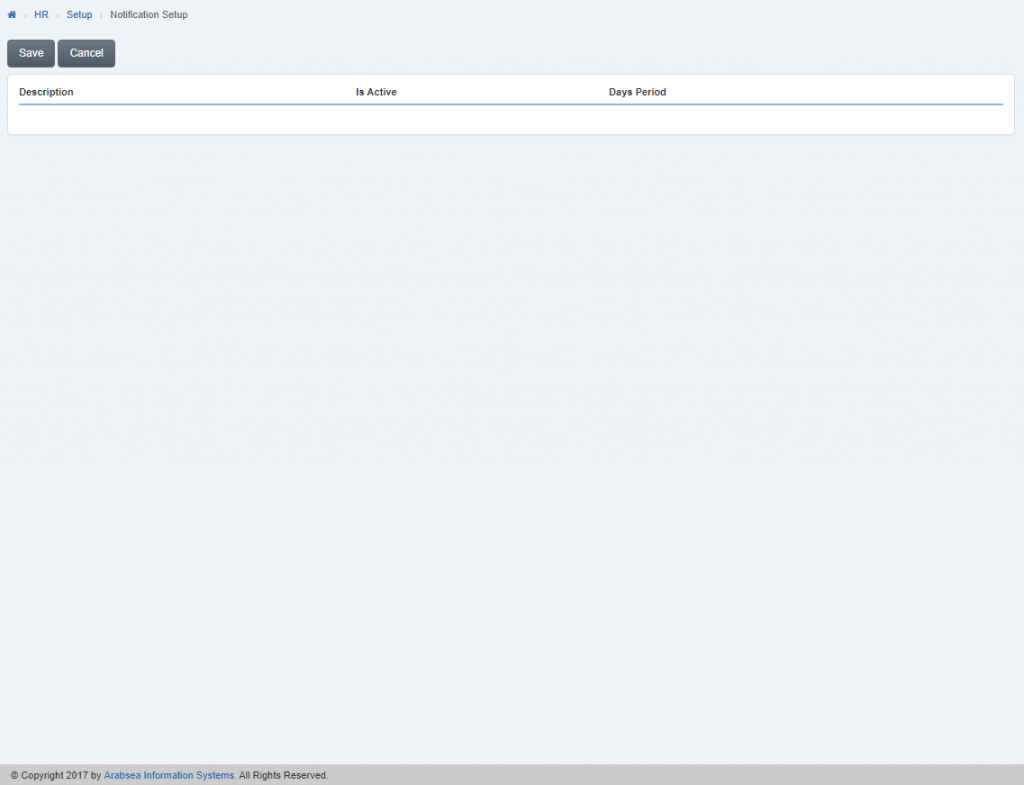 Notification Setup -SMACC Accounting Software