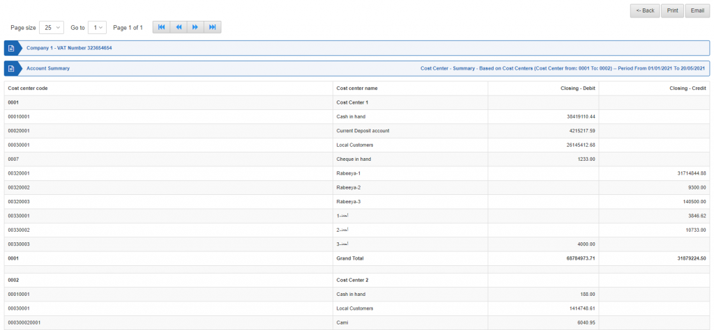 Account Summary - SMACC Accounting Software Documentation