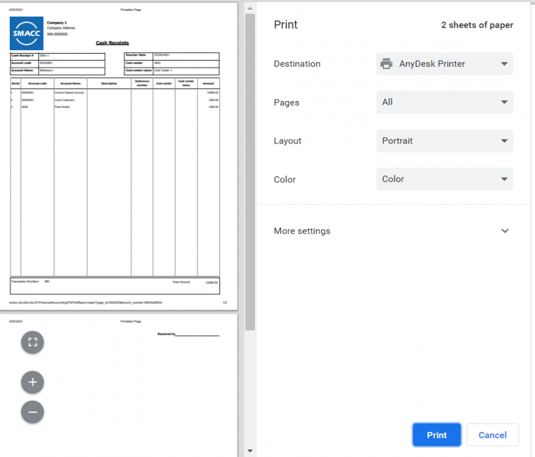 Cash Receipts - SMACC Accounting Software Documentation