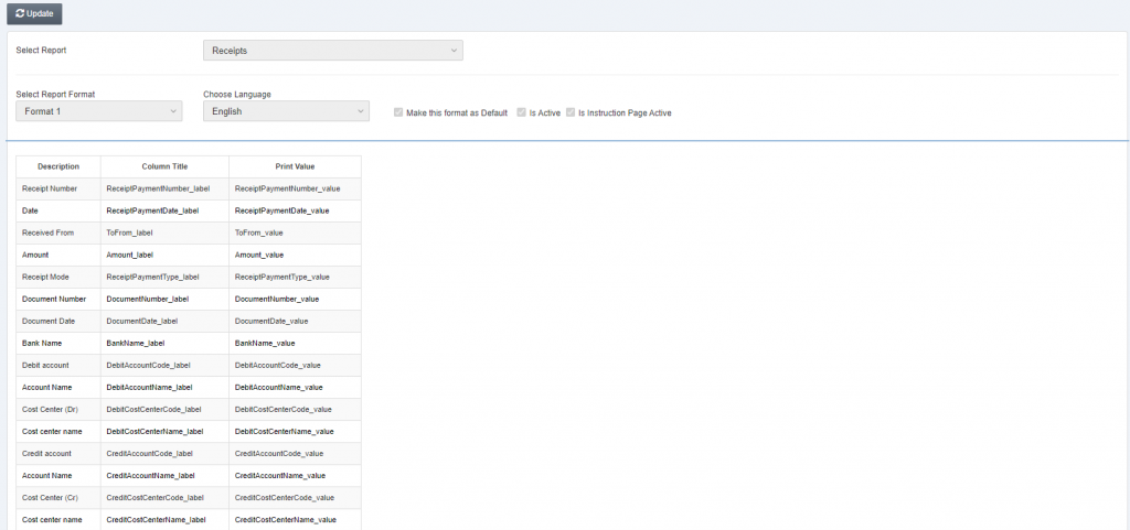 Report Setup - SMACC Accounting Software Documentation