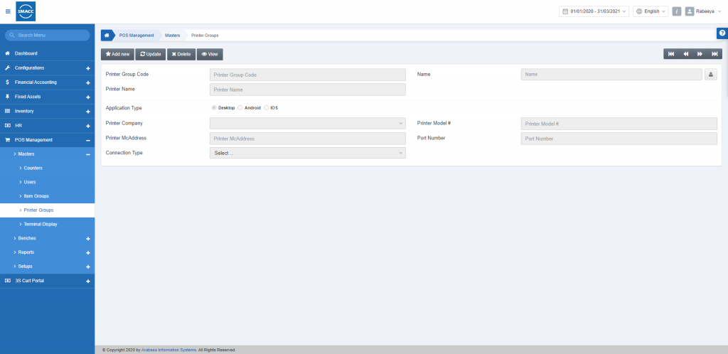 Printer Groups - SMACC Accounting Software Documentation